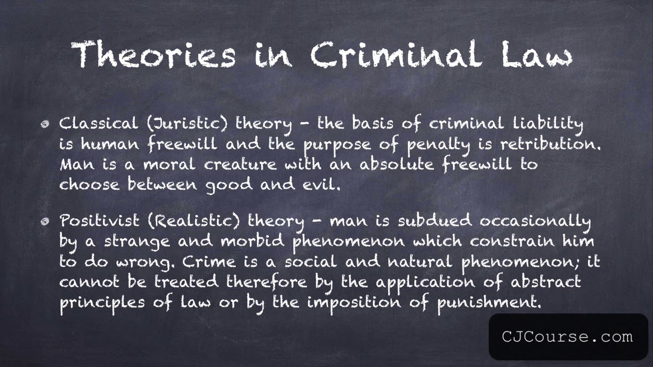 Pointers #8 Theories in Criminal Law - YouTube