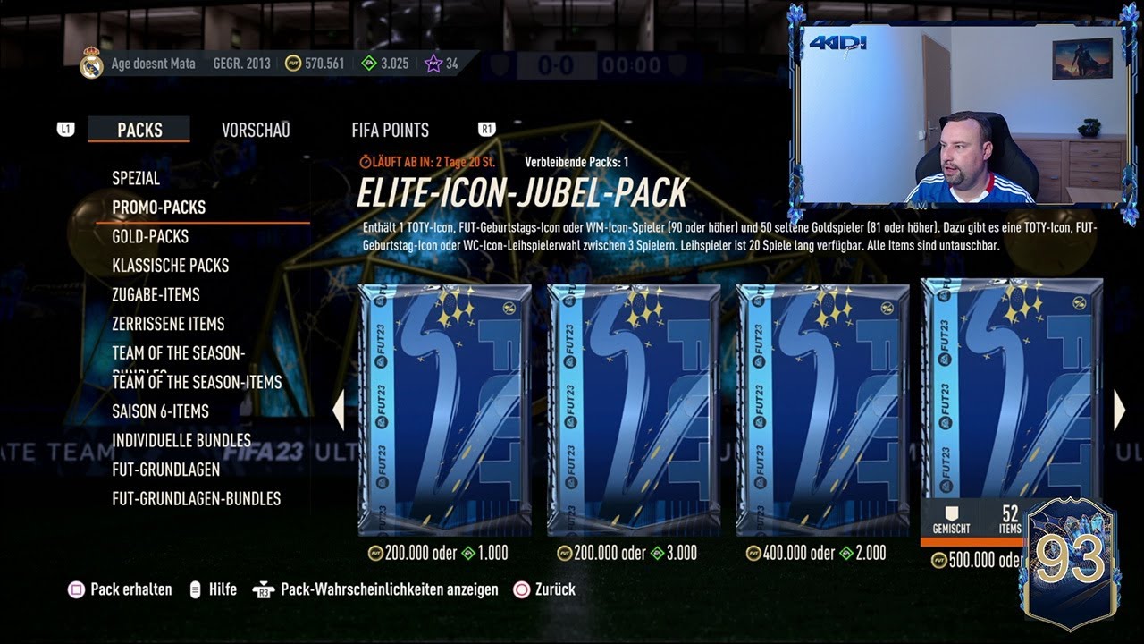 STABILE SERIE A TOTS REWARDS 😱 500K ELITE ICON JUBEL PACK 🥳 I FIFA 23 ...