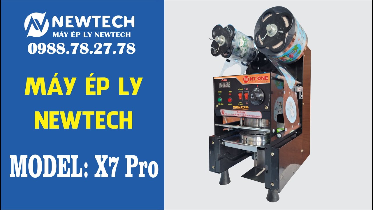 Máy ép ly tự động X7 pro newtech - YouTube