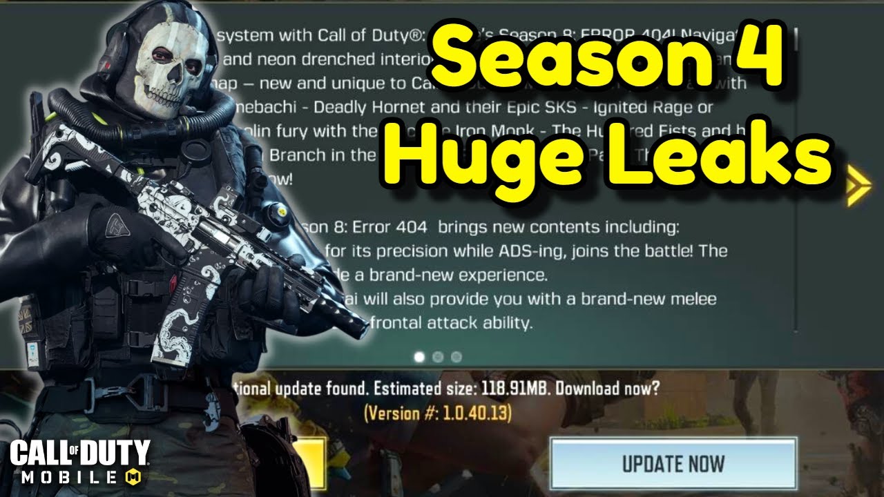 *NEW* COD Mobile Test Server Update | Codm Season 4 Test Server 2024 ...