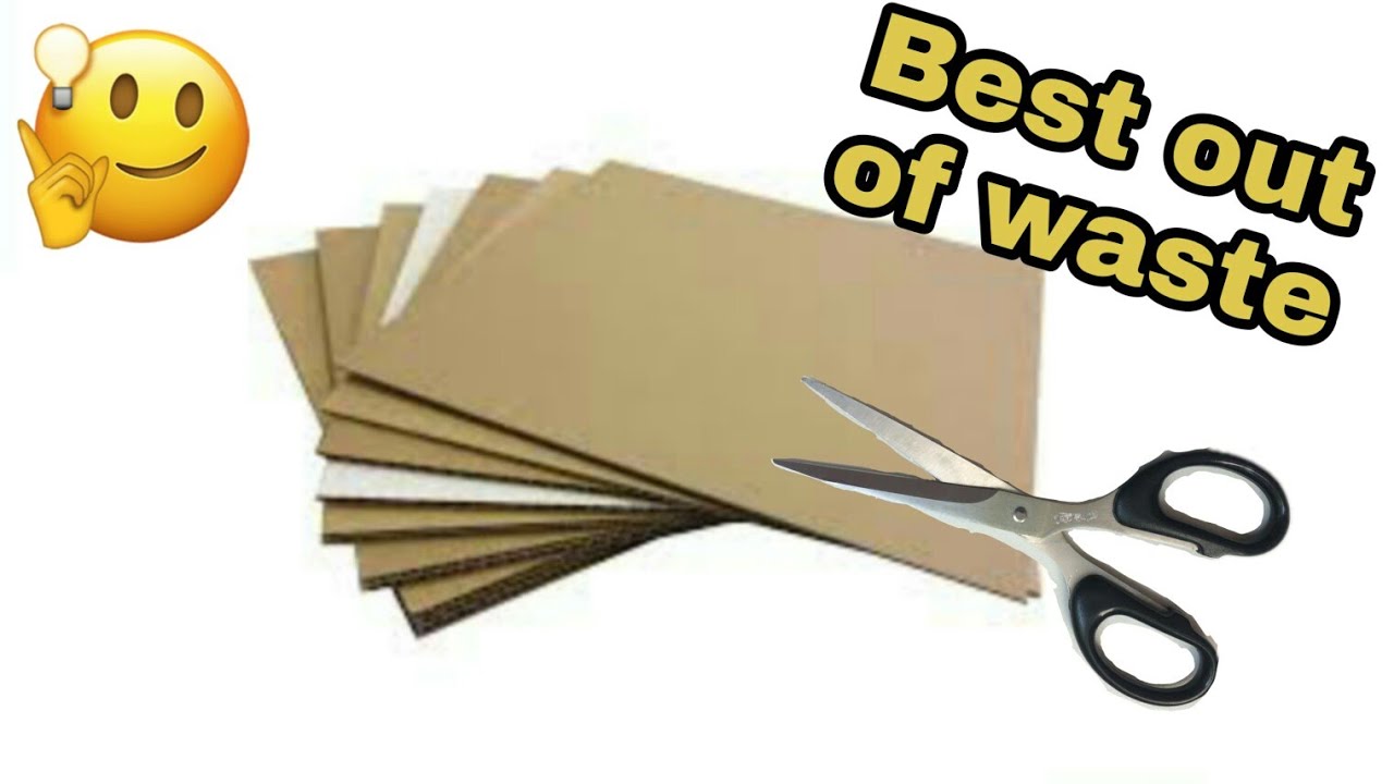 Best out of waste | cardboard craft | cardboard craft ideas - YouTube