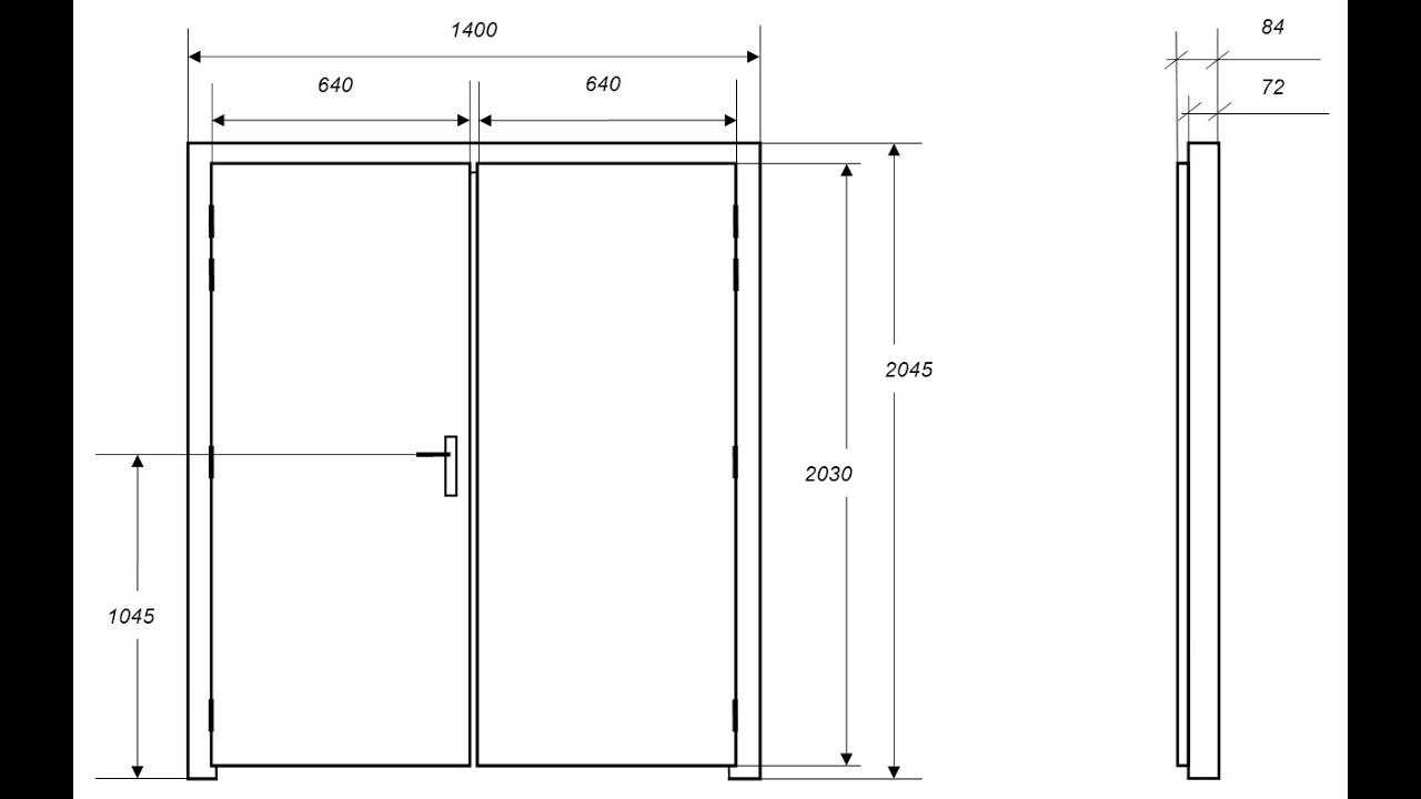 Comment dessiner une porte sur autocad???? WOOOW - YouTube