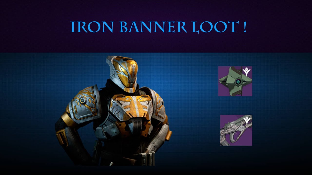 Destiny - Iron banner Loot ! - YouTube