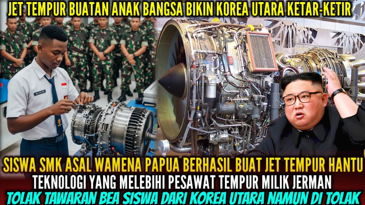 VIRAL ️SISWA SMK ASAL WAMENA PAPUA CIPTAKAN JET TEMPUT HANTU,TOLAK ...