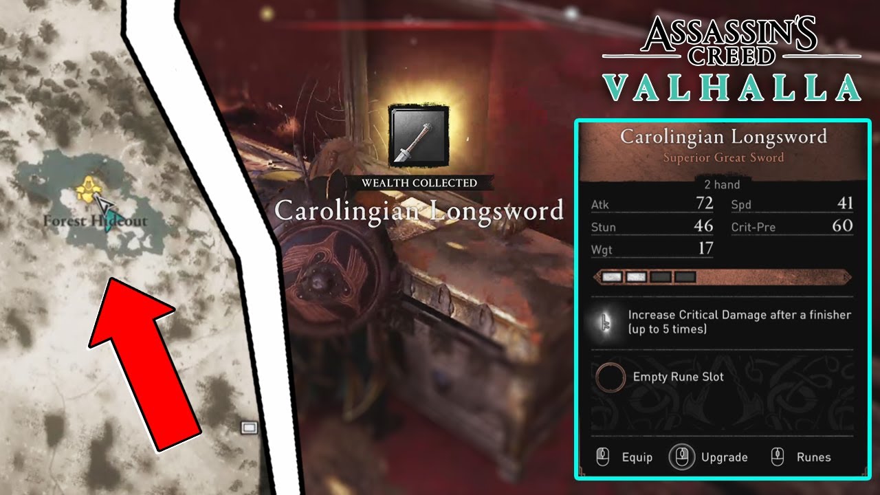 "Carolingian Longsword" Superior 2 Handed Great Sword Location Guide ...