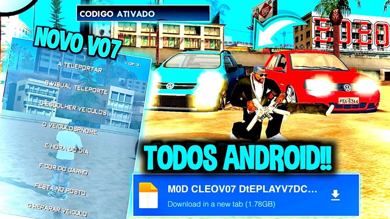 Como Instalar Mod Cleo Gta San Andreas Android - YouTube