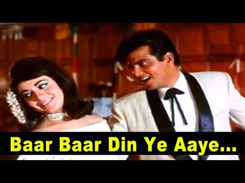 Baar Baar Din Ye Aaye - Super Hit Song - Mohammed Rafi @ Jeetendra, Babita