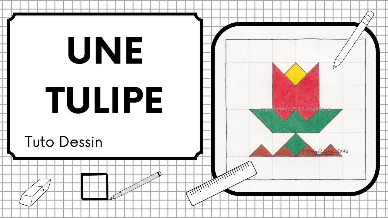🔲 Comment Dessiner Une Tulipe en Pixel Art [Pixel Art 4] - YouTube