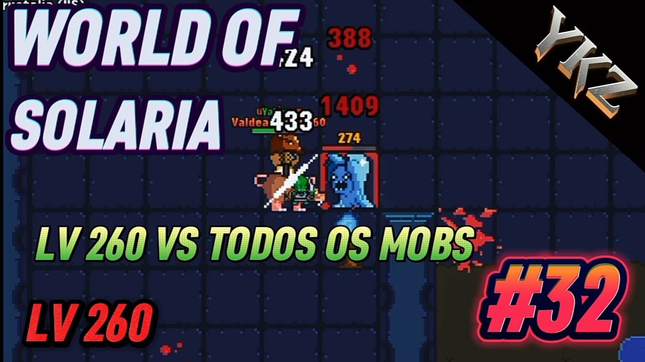 LV 260 VS TODOS MOBS - World of Solaria - YouTube