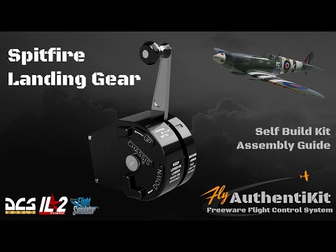 AuthentiKit Spitfire Chassis Lever (Landing Gear) Assembly Guide - YouTube