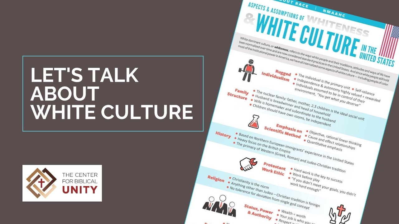 Let's Talk About White Culture - YouTube
