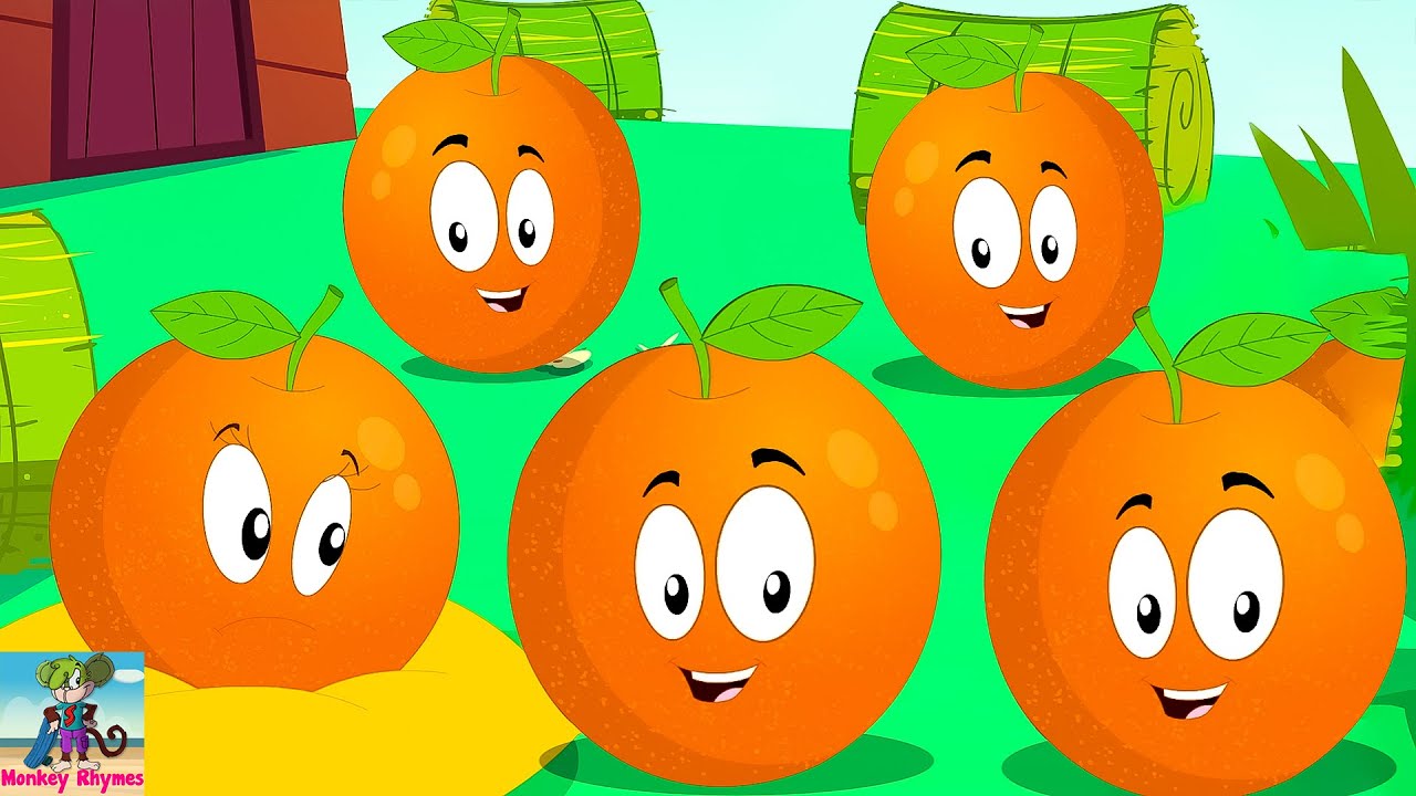 Five Little Oranges + More Preschool Kids Rhymes & Baby Songs by Monkey ...