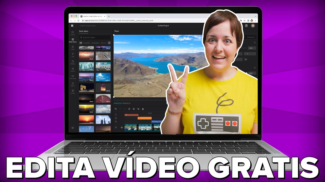 EDITOR de VÍDEO GRATIS!! Tutorial CapCut para PC - YouTube