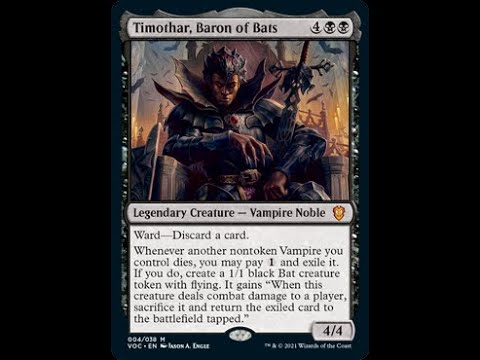 Deck #833 Timothar, Baron of Bats - YouTube