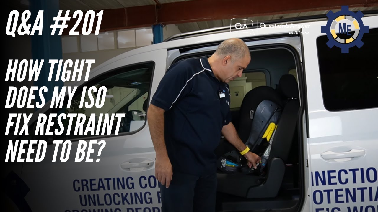 Q&A #201 - How Tight Does my Iso Fix Restraint Need to be? - YouTube