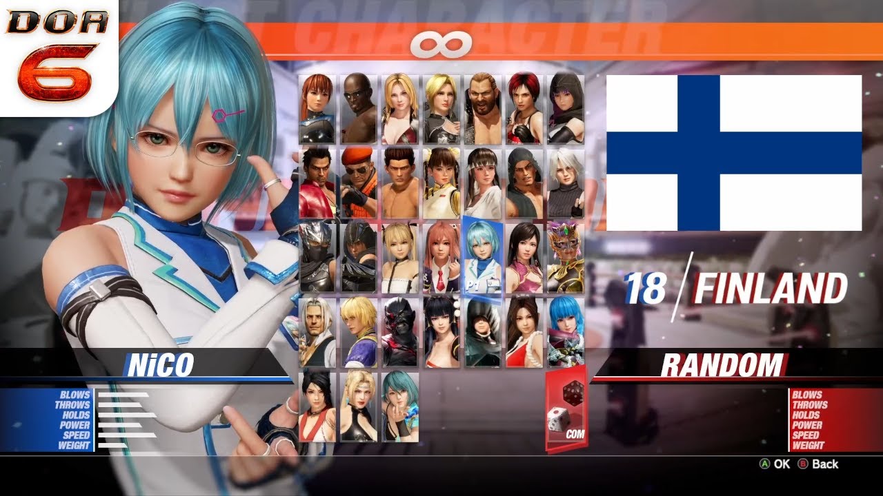 DOA6 Characters Age & Nationality - YouTube