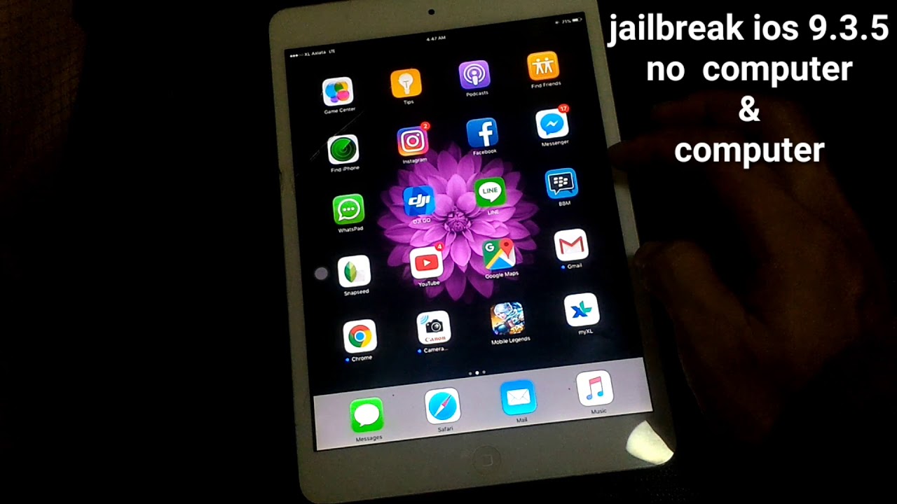 Jailbreak ios 9.3.5 with computer & no computer (without comouter ...