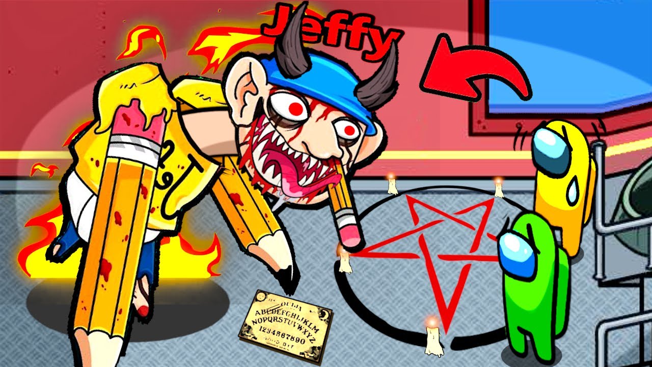 DON'T Go Near EVIL JEFFY In Among Us... (Scary) - YouTube