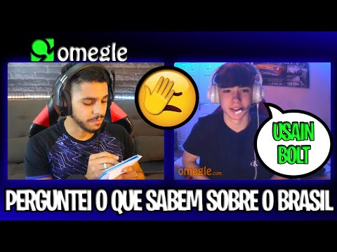 O QUE OS GRINGOS CONHECEM SOBRE O BRASIL?? (Omegle)