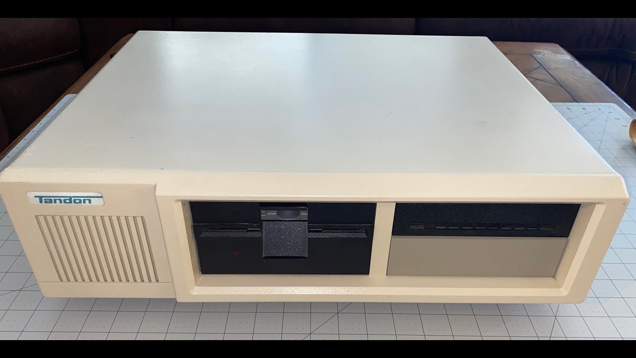 Tandon 8088 computer tear down and boot up. Will it boot after so many ...