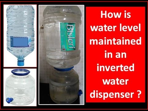 how water column is maintained in a water dispenser - YouTube
