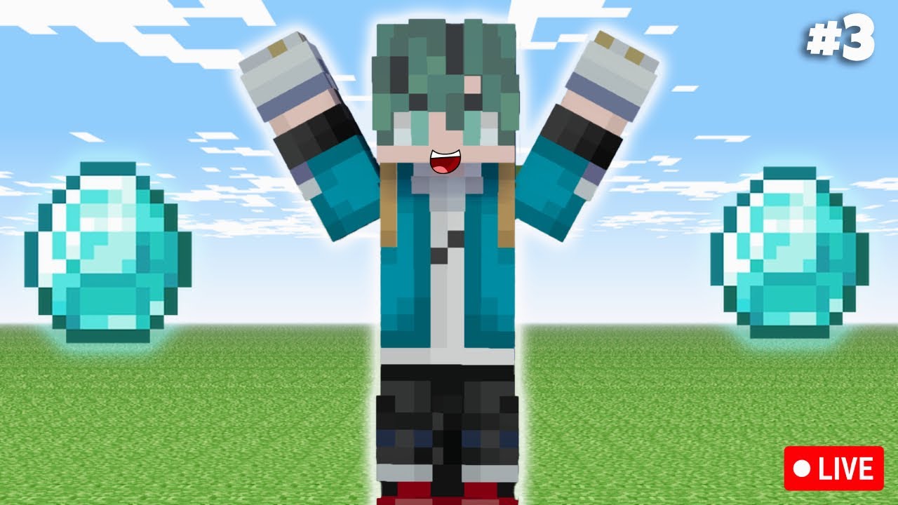 DIAMONDS, DIAMONDS, DIAMONDS - EPISODE 3 - MINECRAFT LIVE - YouTube