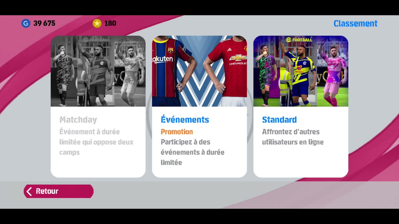 MATCH STANDARD AVEC UN COMPTE DÉBUTANT SUR PES 2021 MOBILE - YouTube