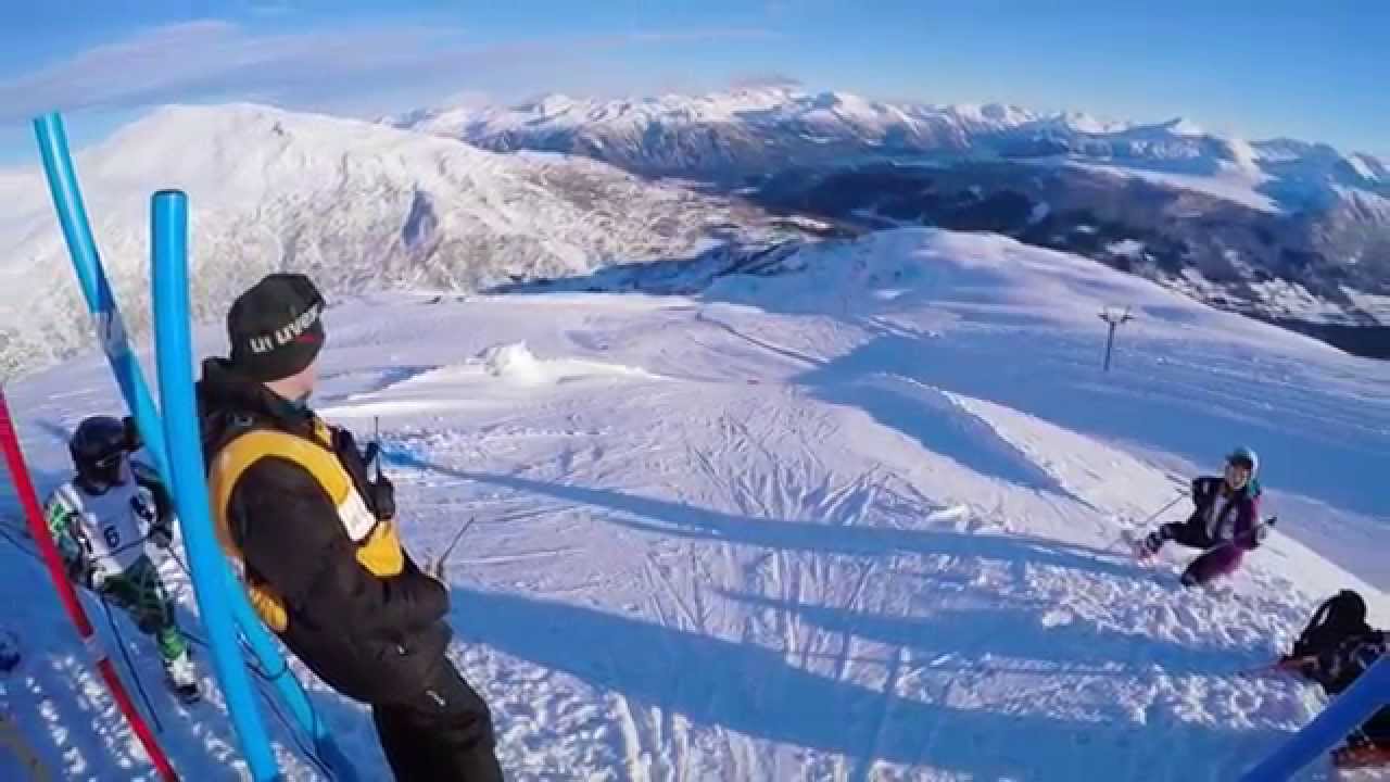 Super-G Strandafjellet skisenter, Stranda alpint - YouTube