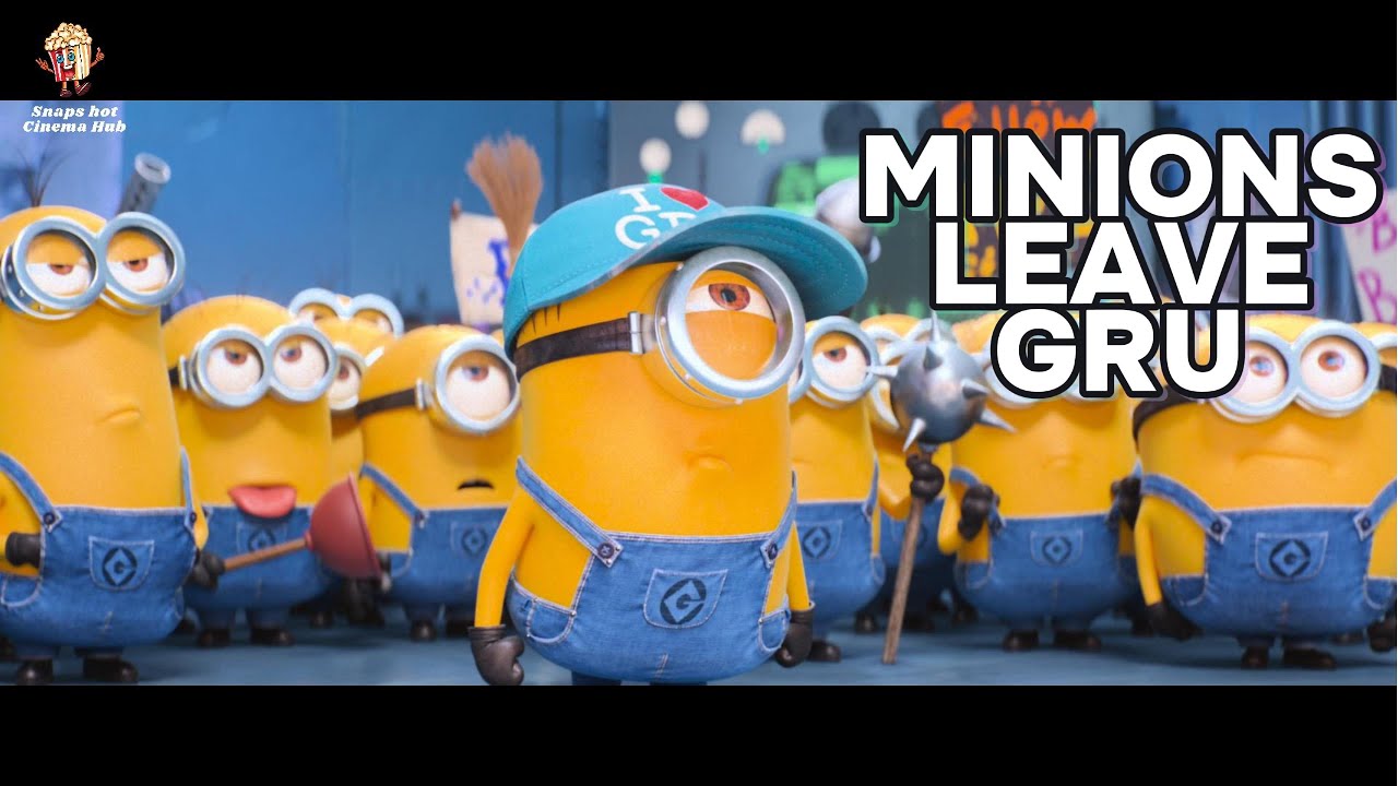 Minions Leave Gru I Despicable Me 3 - YouTube