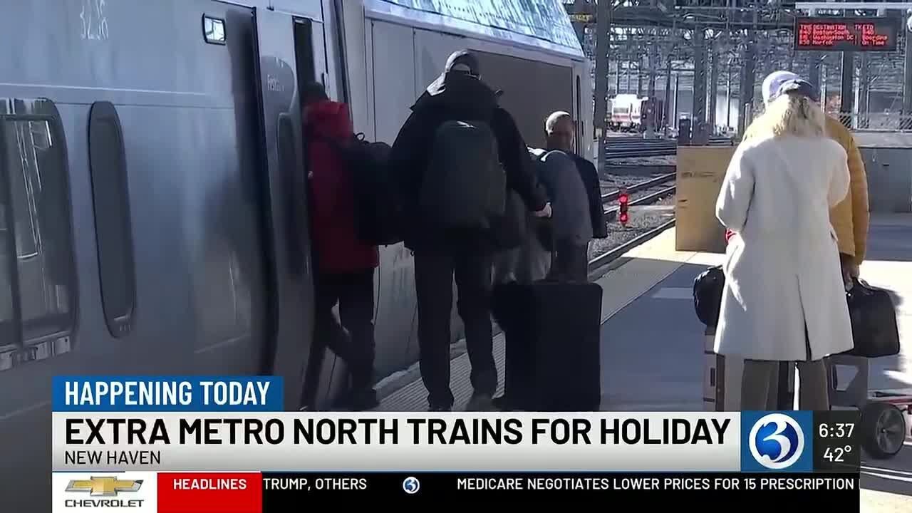 Metro North adds extra trains for Macy’s Thanksgiving Day Parade - YouTube