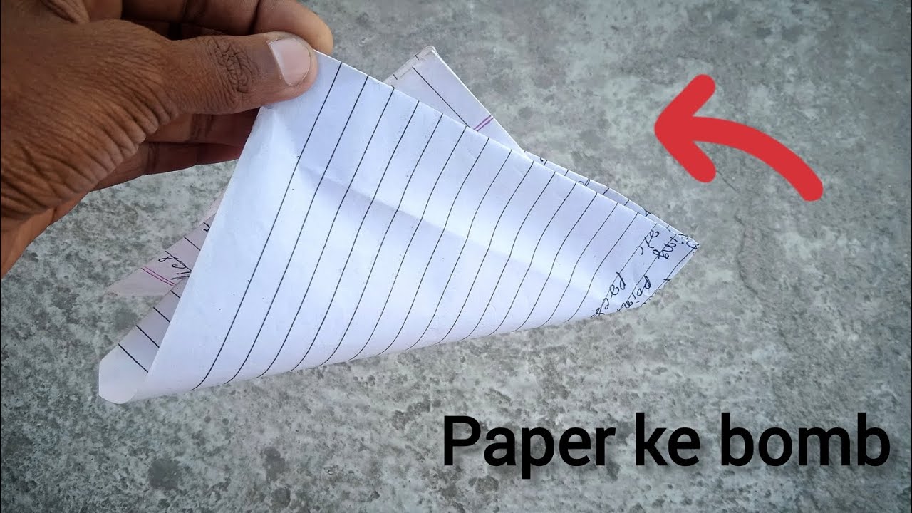 #kagaj ke Pataka l कागज के पटाखा.. - YouTube