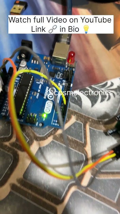 PIR Sensor 💡 #cosmelectronics #pirsensor #arduinoproject #arduino #motiondetection #shotoniphone ...