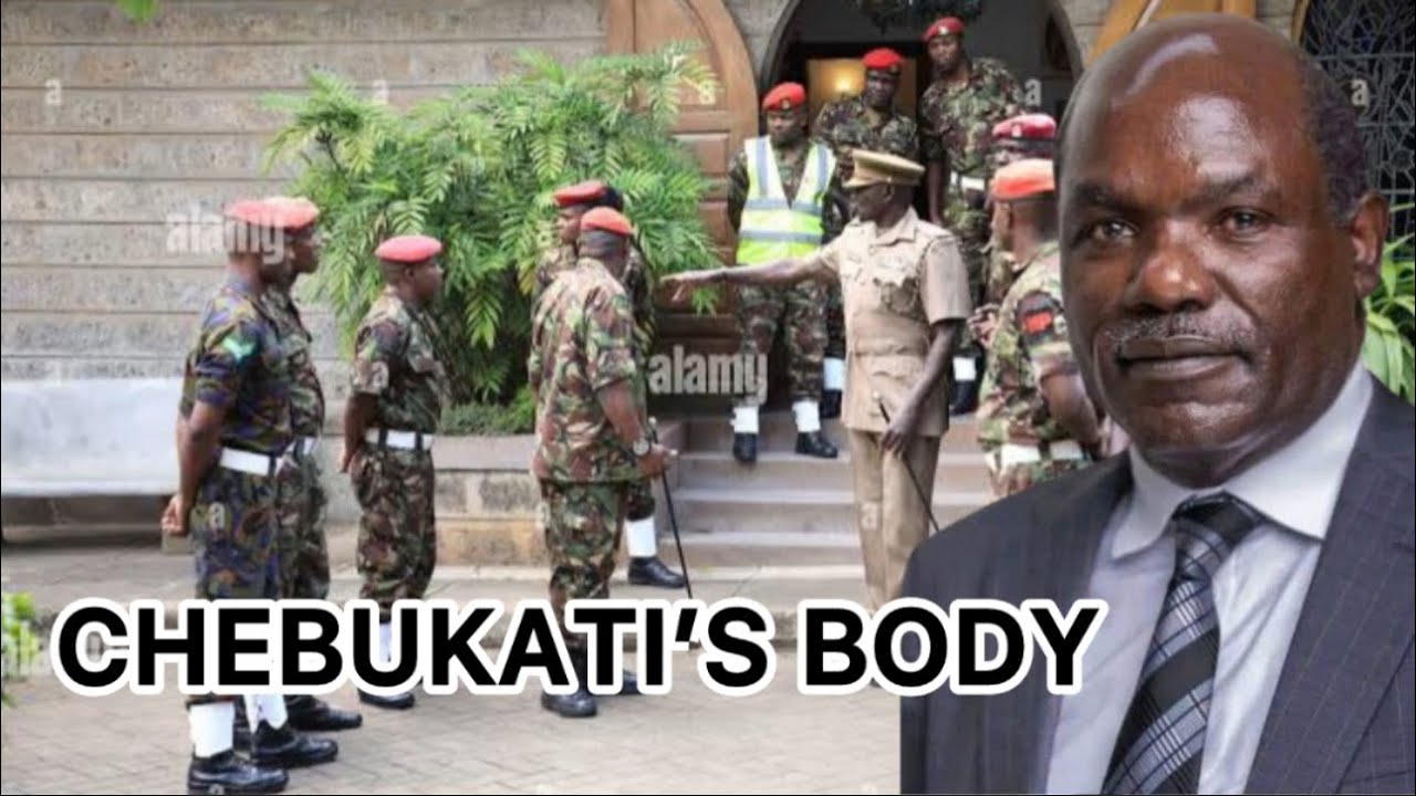 TOTAL STANDSTILL! Wafula Chebukati’s body transferred to lee funeral ...