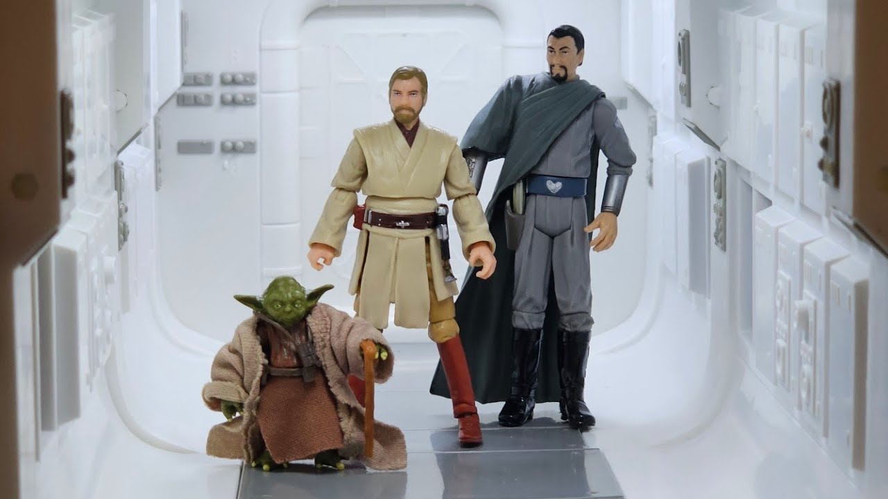 Revenge of the Sith. Tantive IV Corridor Scene. Yoda, Obi-Wan & Bail ...