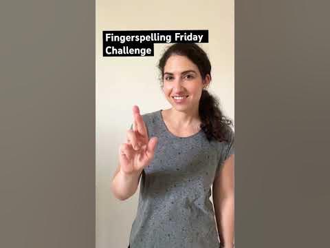 Fingerspelling Challenge: 3 names in ASL - YouTube