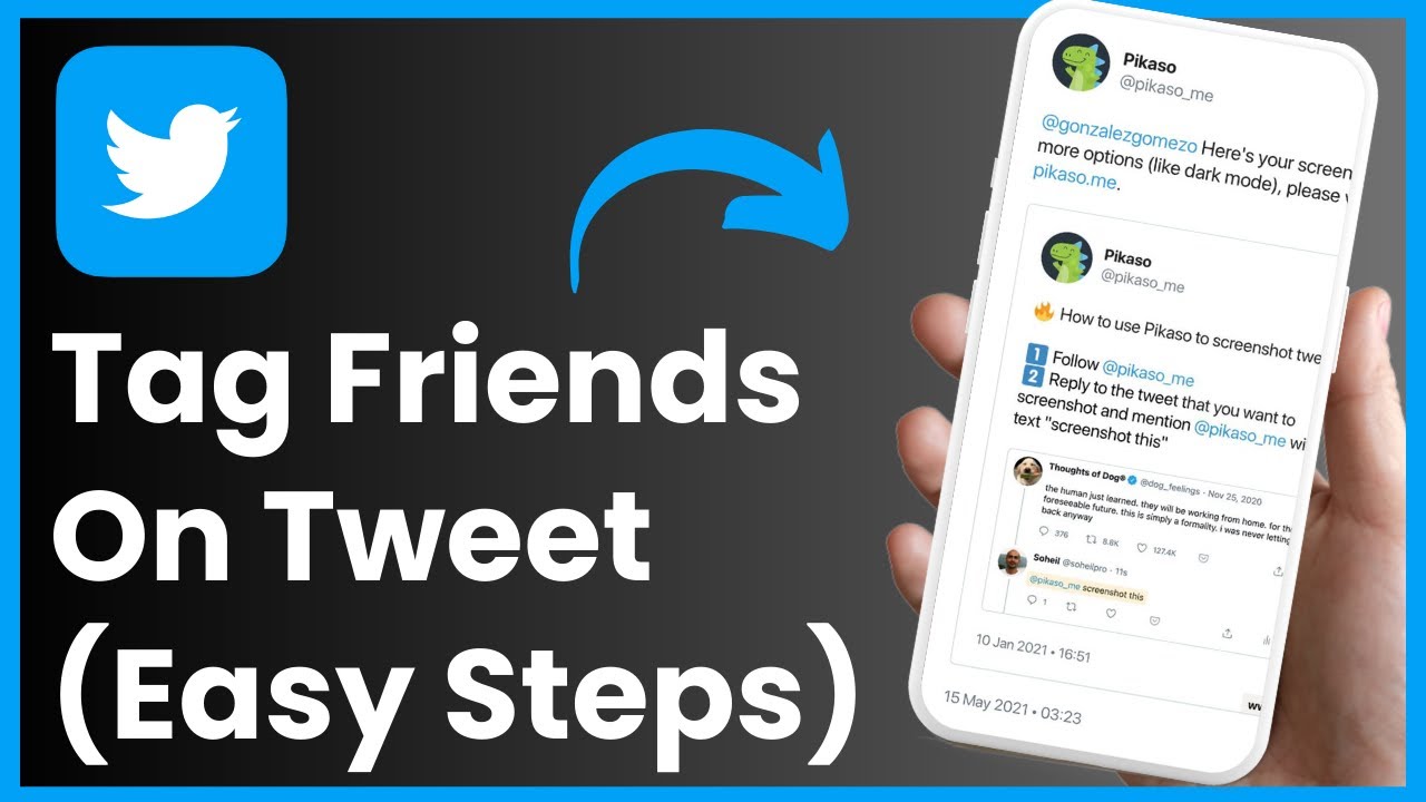 How to Tag Someone On Twitter Post - Tag Friends on Twitter Tweet ...