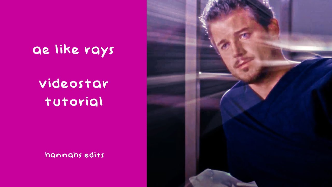 AE LIKE RAYS TUTORIAL ON VIDEOSTAR || hannah’s edits - YouTube