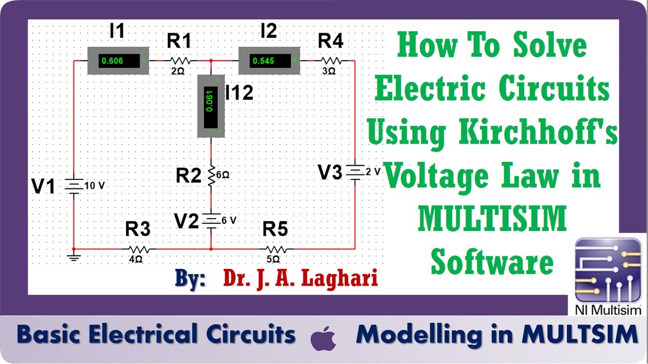 How To Solve Circuits Using Kirchhoff s Voltage Law In MULTISIM Dr How To Solve Circuits Using Kirchhoff s Voltage Law In MULTISIM Dr