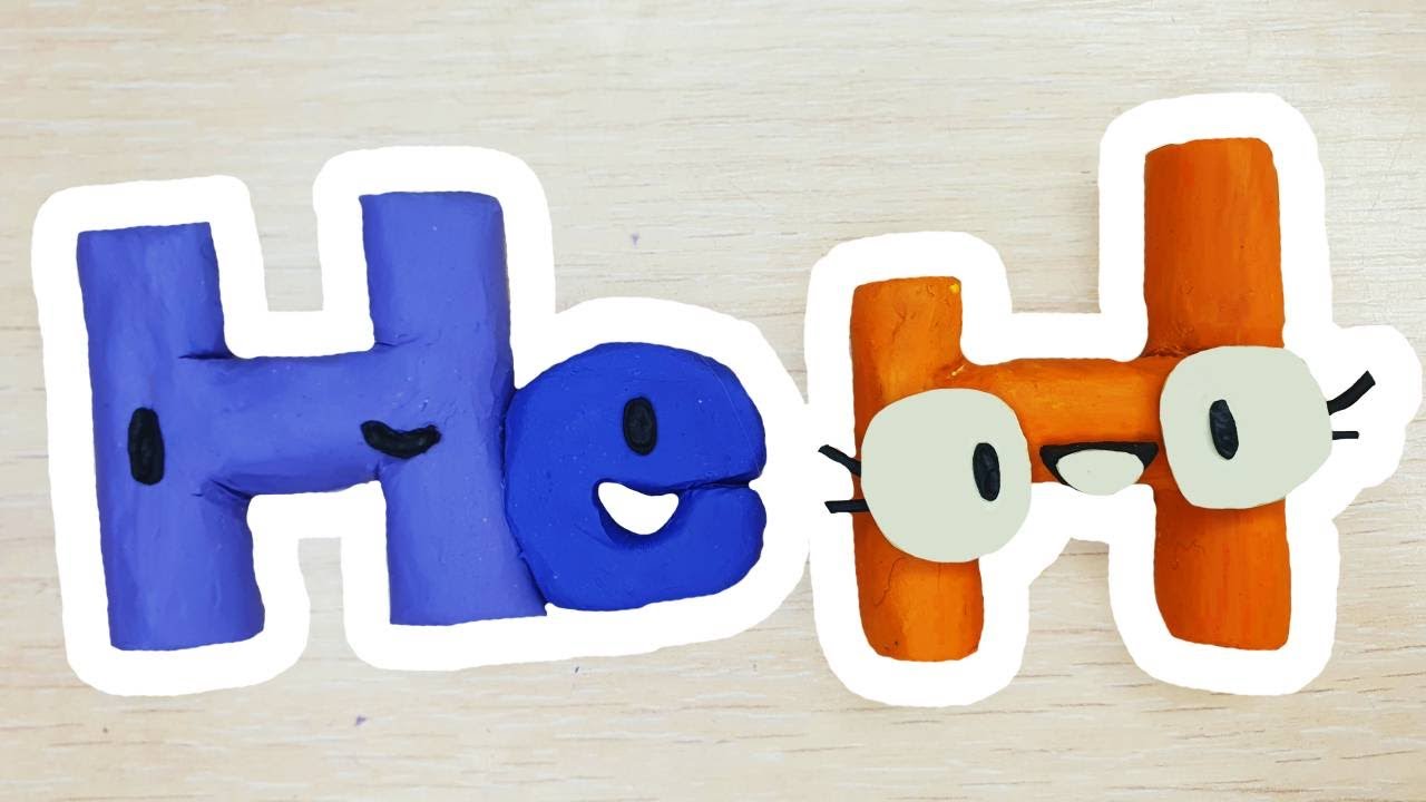 Element Lore [Hydrogen - Helium] out of clay Making Alphabet lore - YouTube