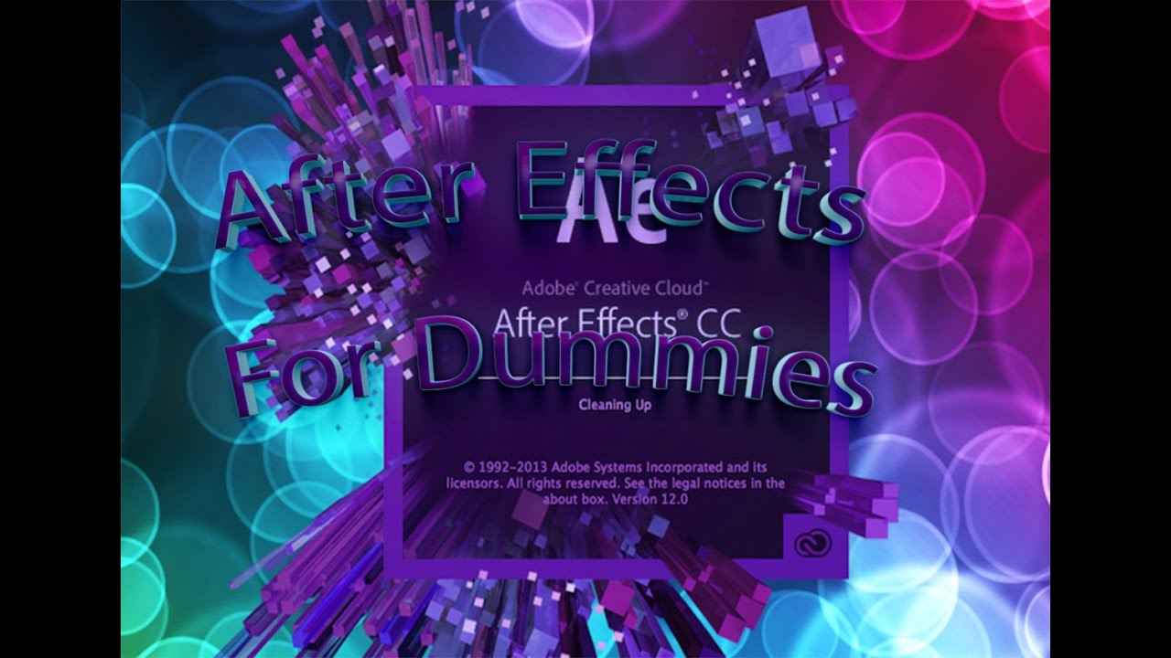 After Effects for Dummies Tutorial - YouTube