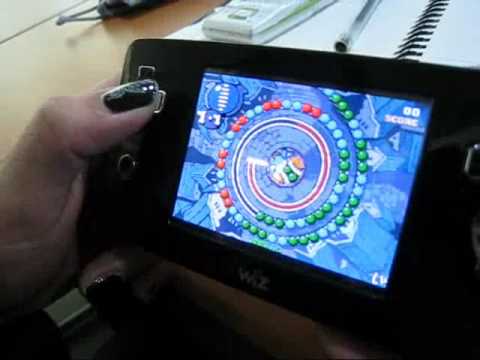 한국의 닌텐도 게임파크홀딩스 gp2x wiz 에뮬게임 구동 화면 - YouTube