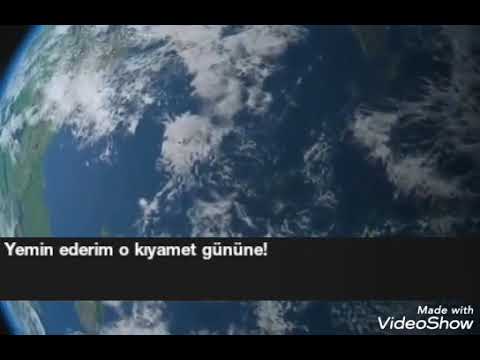 Hâlid el celil. Kıyamet SURESİ ve meali خالد الجليل سورة القيمة