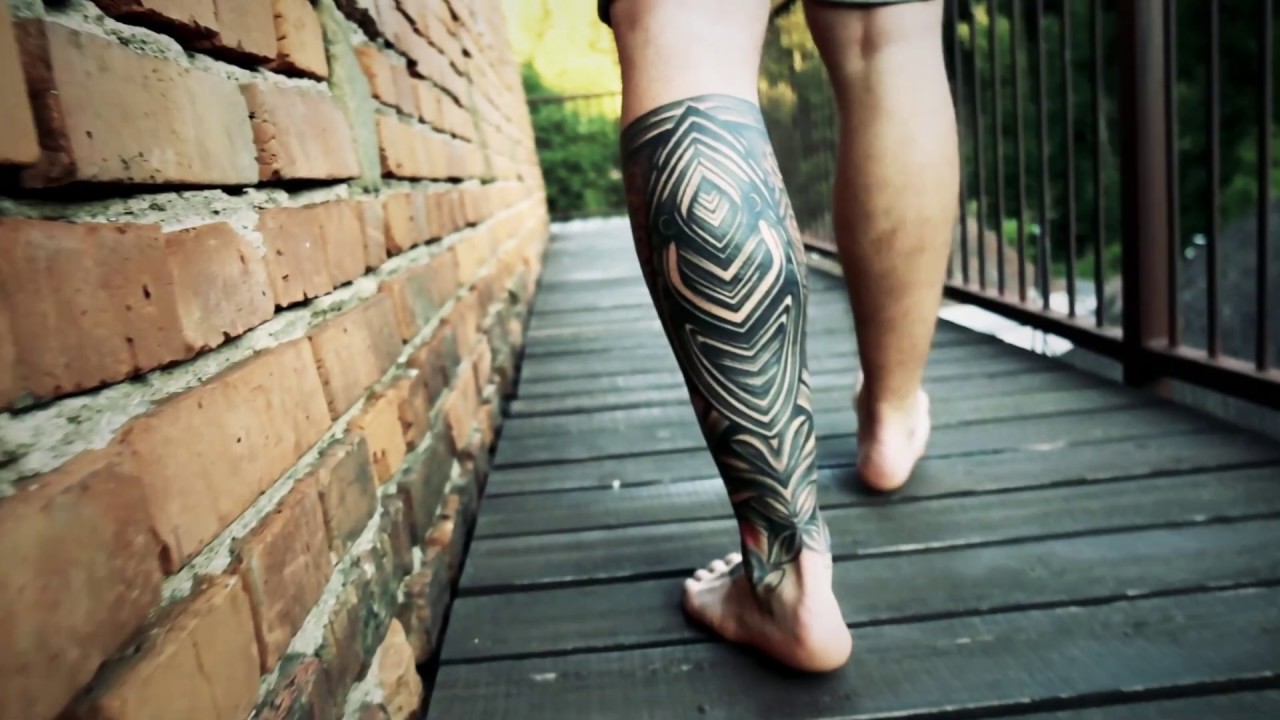 Leg Armor Tattoo