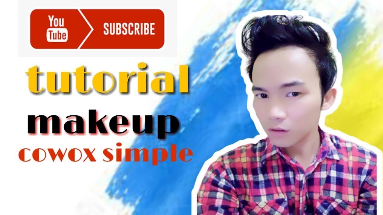 Tutorial make up cowok simple 2019 - YouTube