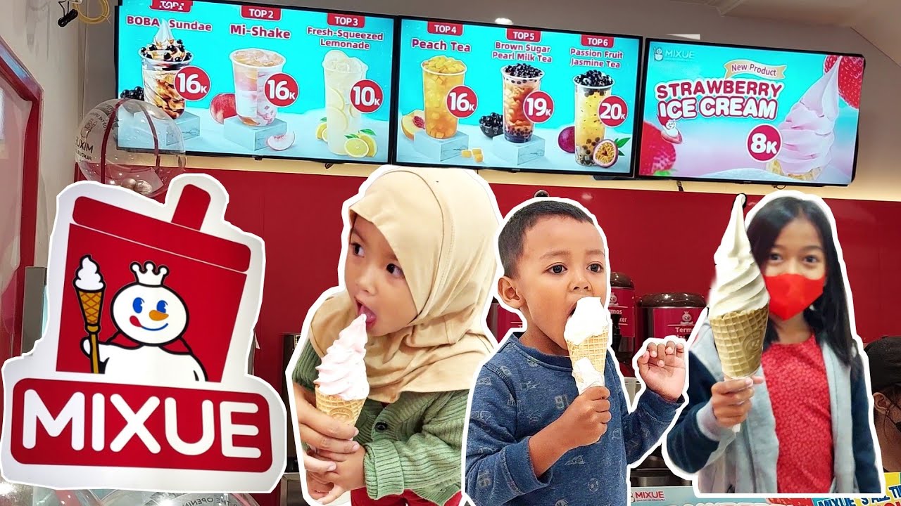 REVIEW ES KRIM MIXUE | MIXUE ICE CREAM | ES KRIM BOBA | MAKAN ES KRIM ...