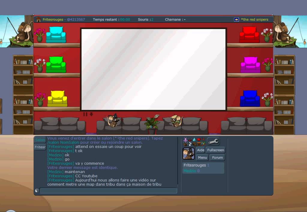 tuto transformice comment faire pour mettre une maison dans la maison de tribu - YouTube