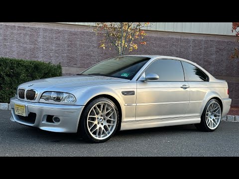2003 BMW M3 One owner in Titanium Silver Metallic over Gray leather Drive Video 10/22/24