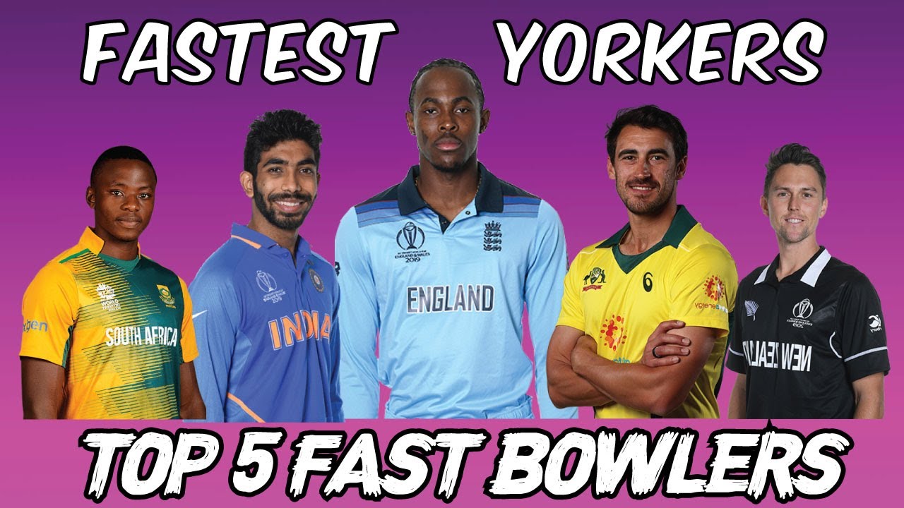 Top 5 Fast Bowlers of Recent Times | Deadliest Yorkers | Perfect Yorker ...