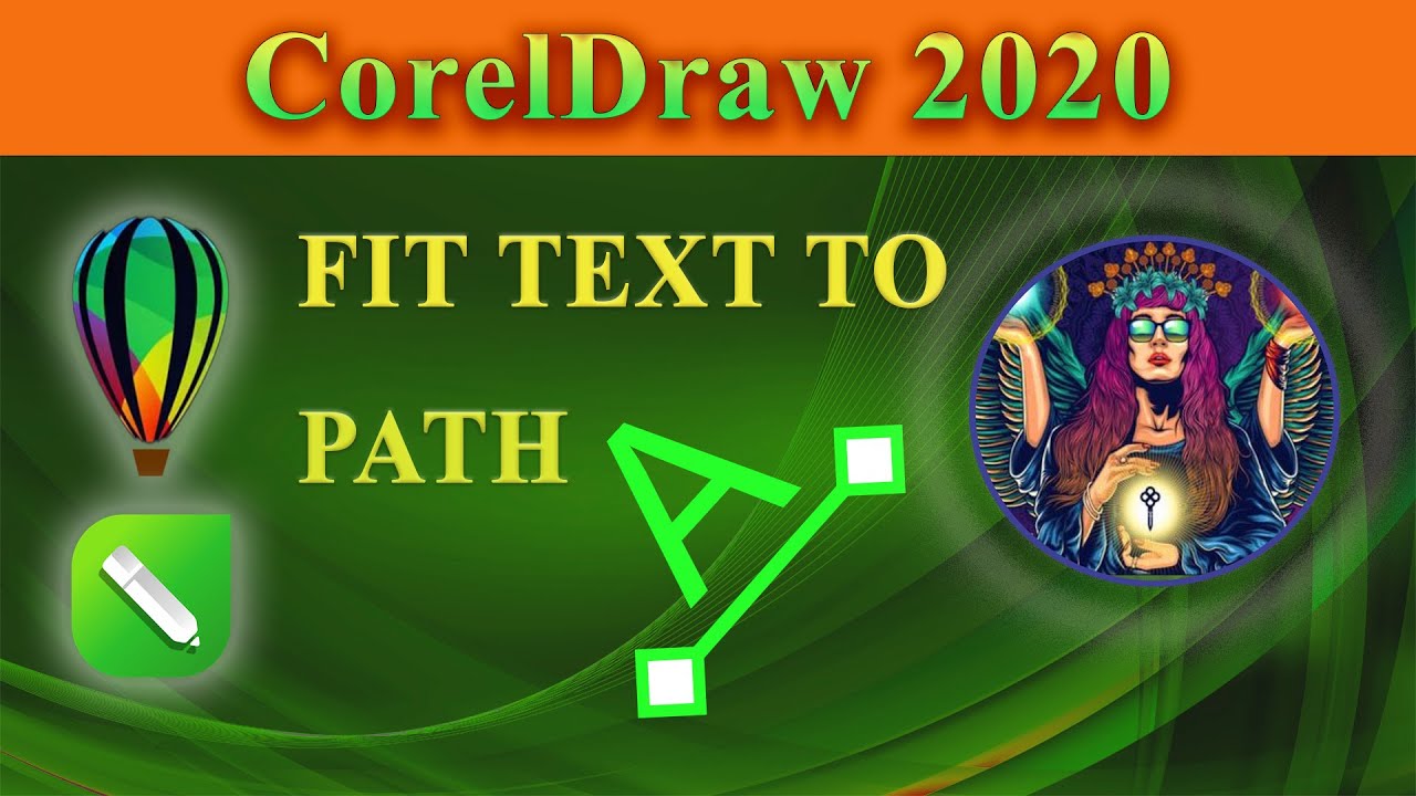 How to Fit Text To Path in CorelDraw 2020 in Urdu/Hindi || By Sir ...