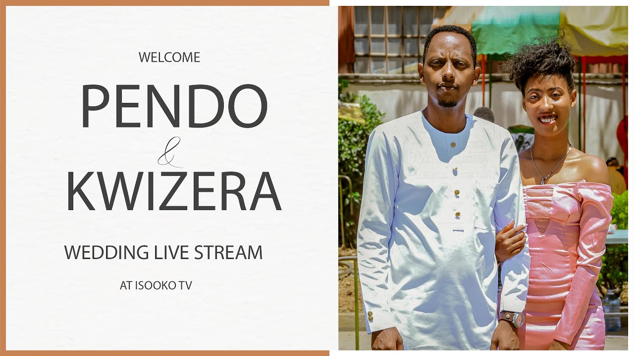 LIVE // DAVID KWIZERA AND VALEUR PENDO WEDDING CEREMONY - YouTube